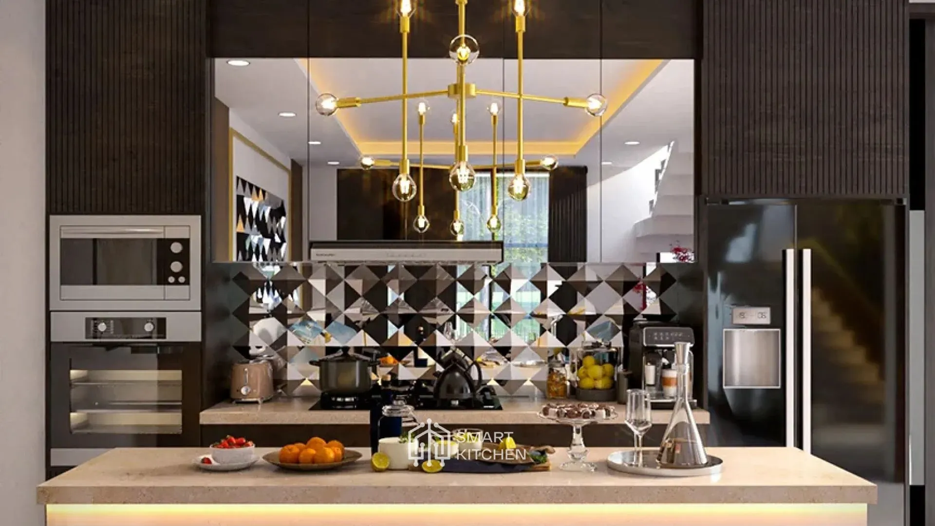 Contoh Model dan Desain Kitchen Set Mewah Elegan Terbaru
